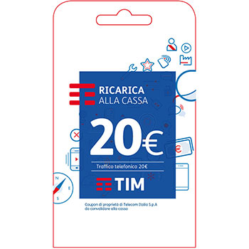 Tim Ricarica telefonica virtuale da 20 Euro | Esselunga Spesa Online