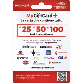 My Giftcard Plus, carta virtuale da 25 euro | Esselunga Spesa Online